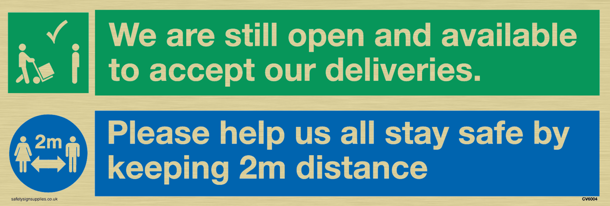 We are still open and available to accept our deliveries. Please help ...