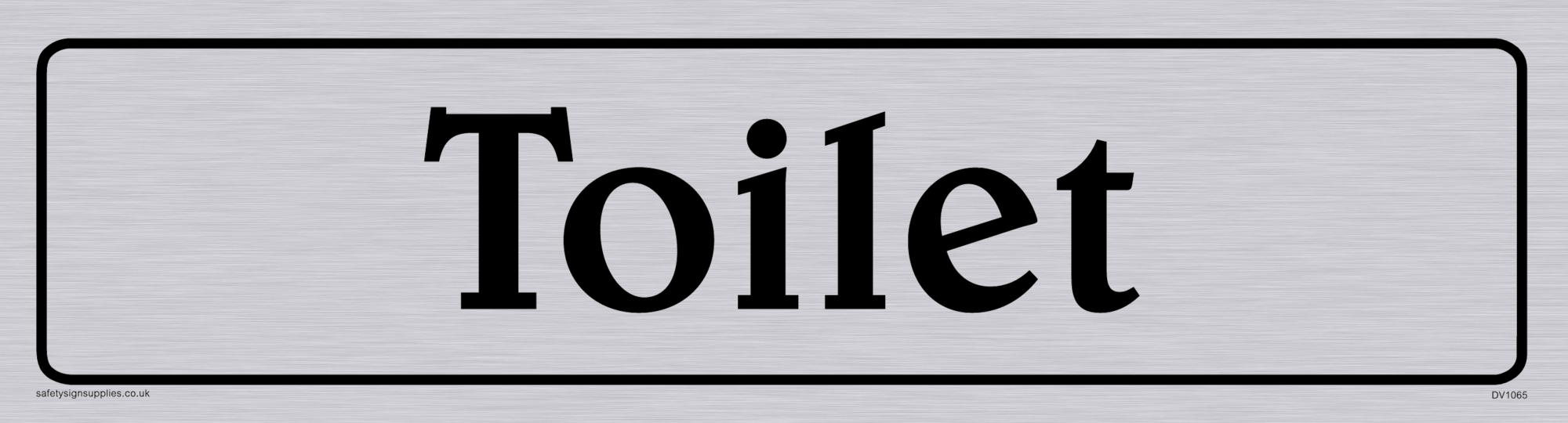 toilet - door sign from Safety Sign Supplies