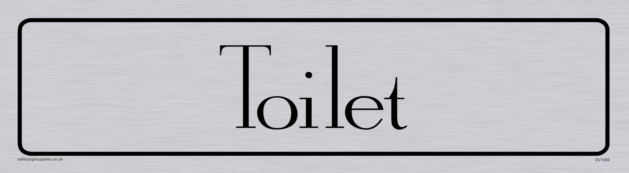 toilet - door sign from Safety Sign Supplies