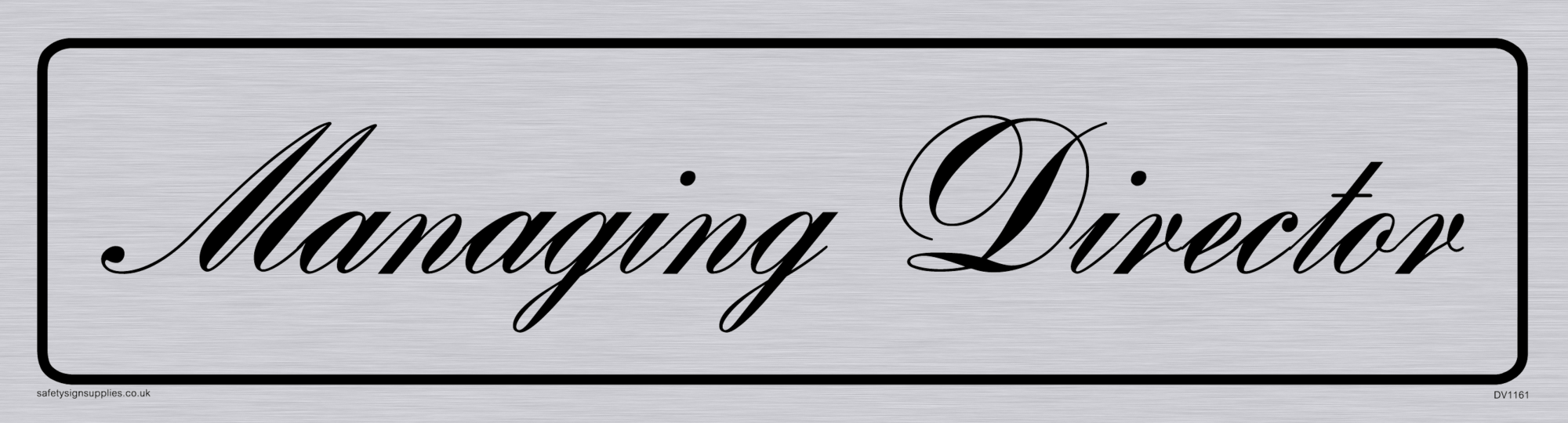 managing director - door sign from Safety Sign Supplies