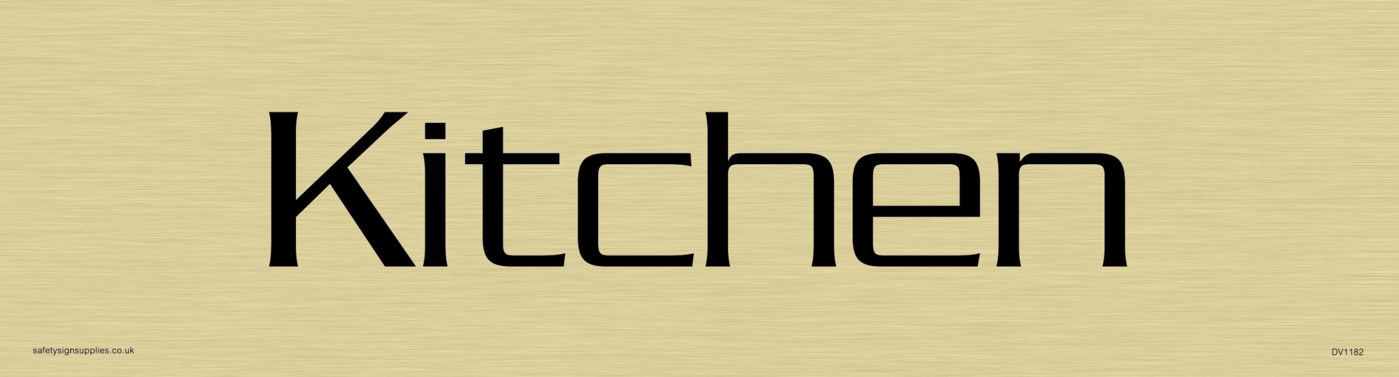 kitchen - door sign from Safety Sign Supplies