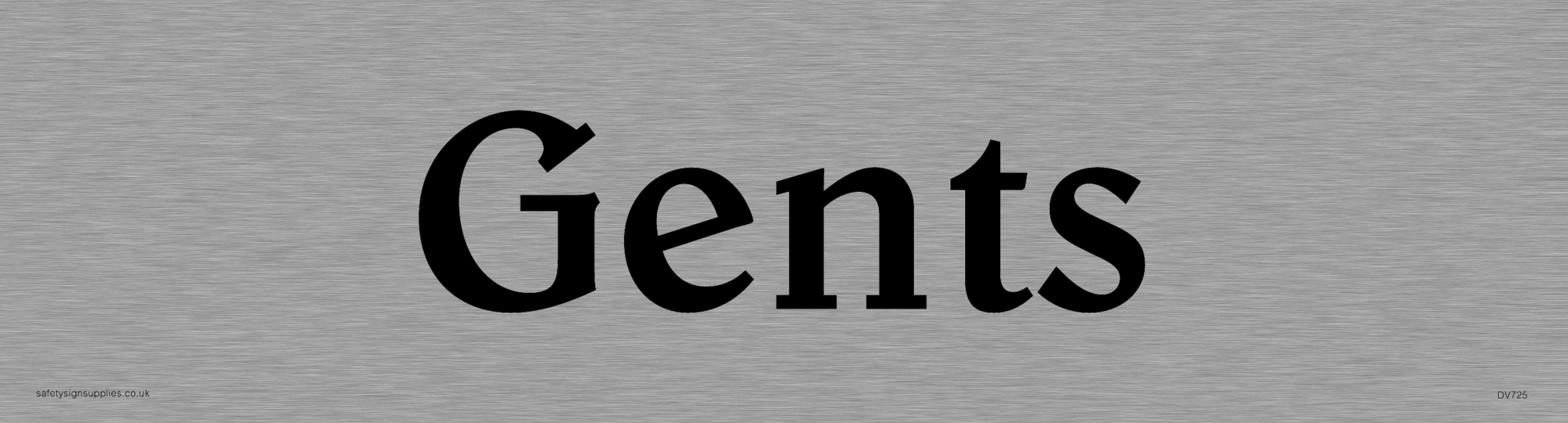 gents - toilet door sign from Safety Sign Supplies