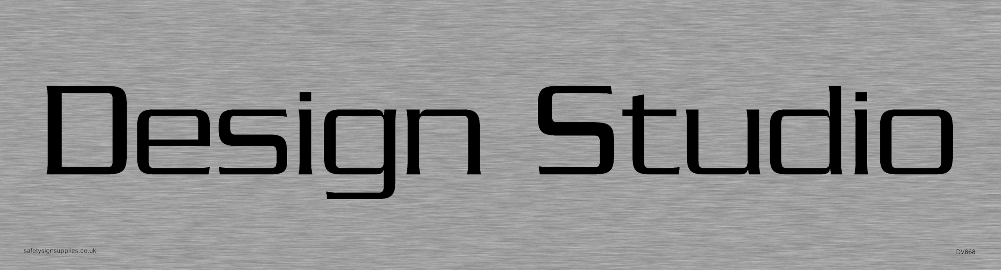 design studio - door sign from Safety Sign Supplies