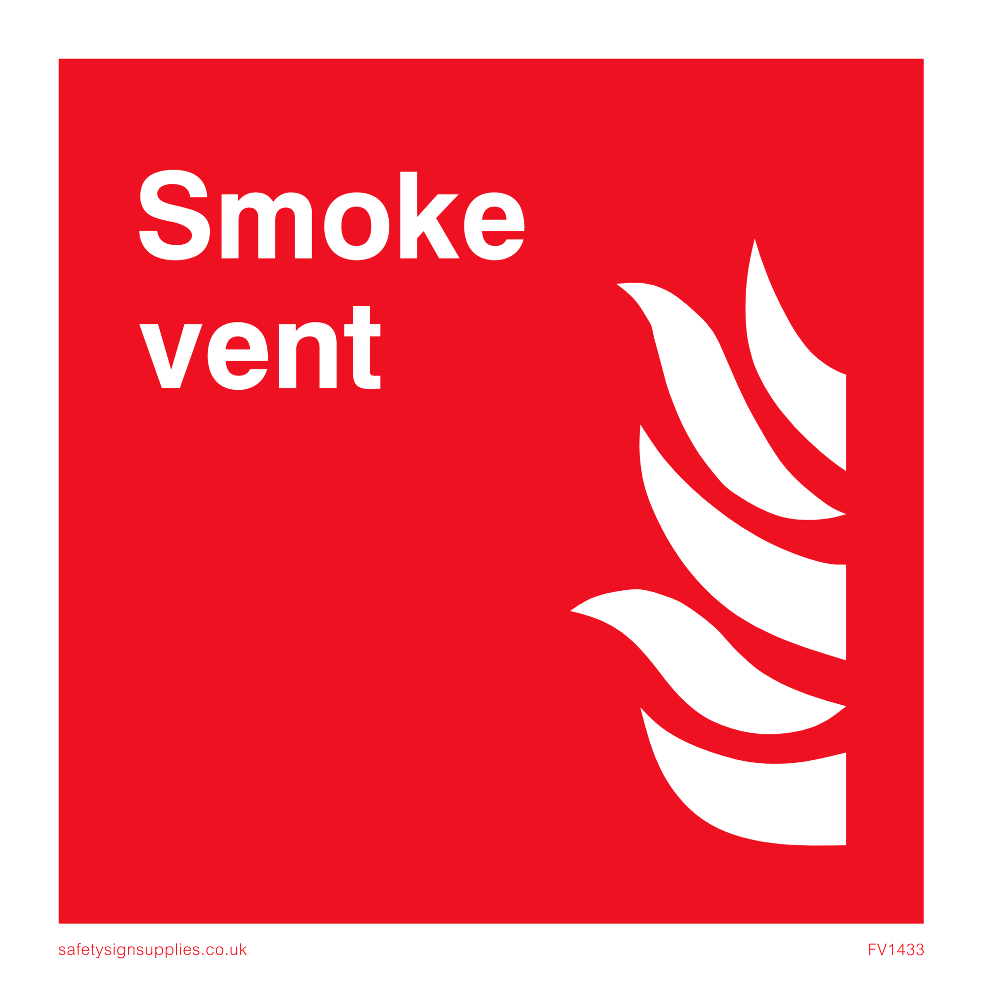 Smoke Vent from Safety Sign Supplies
