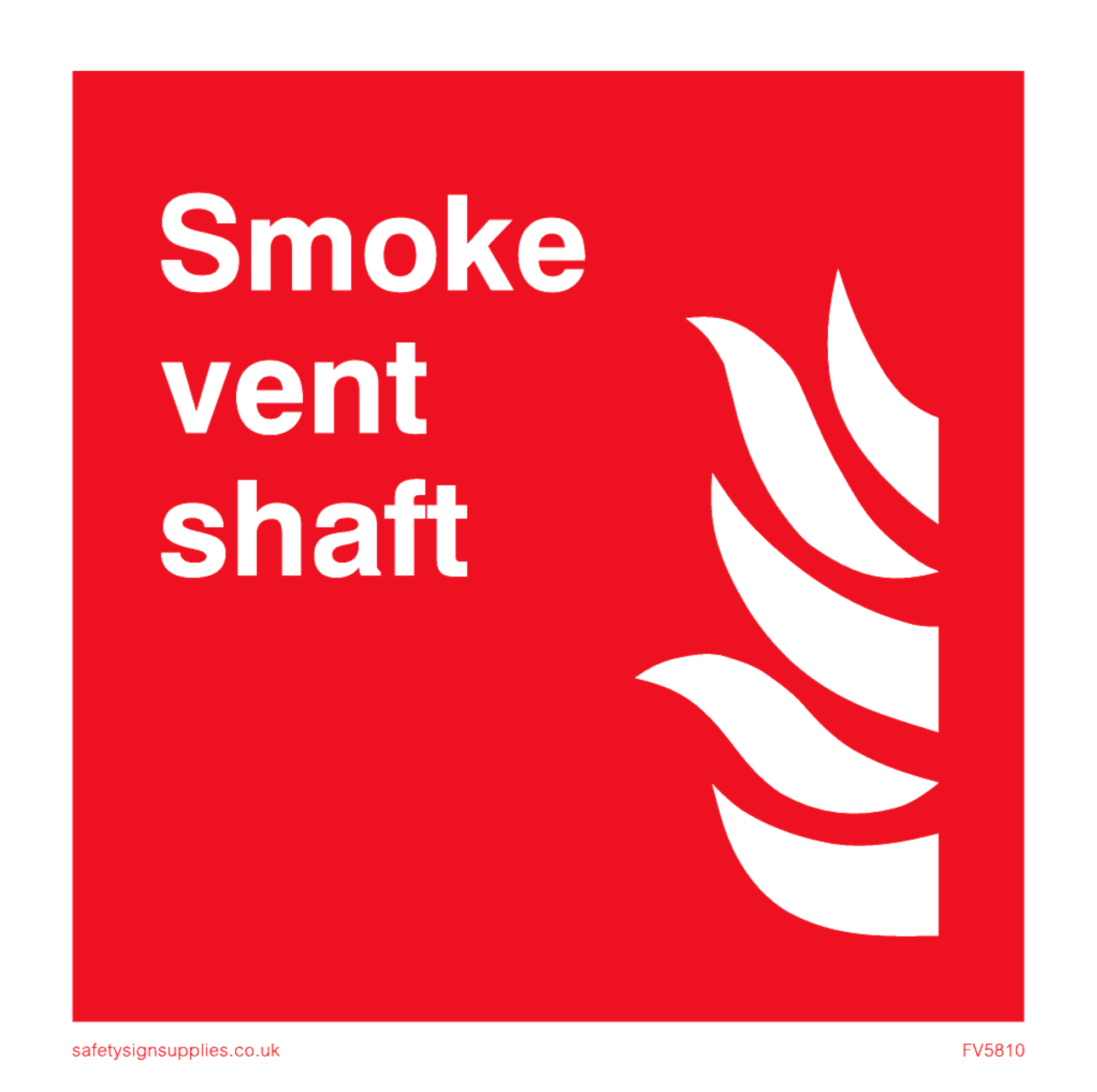 Smoke Vent shaft from Safety Sign Supplies