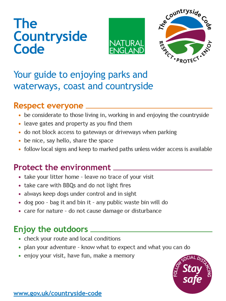 Countryside Code Poster from Safety Sign Supplies