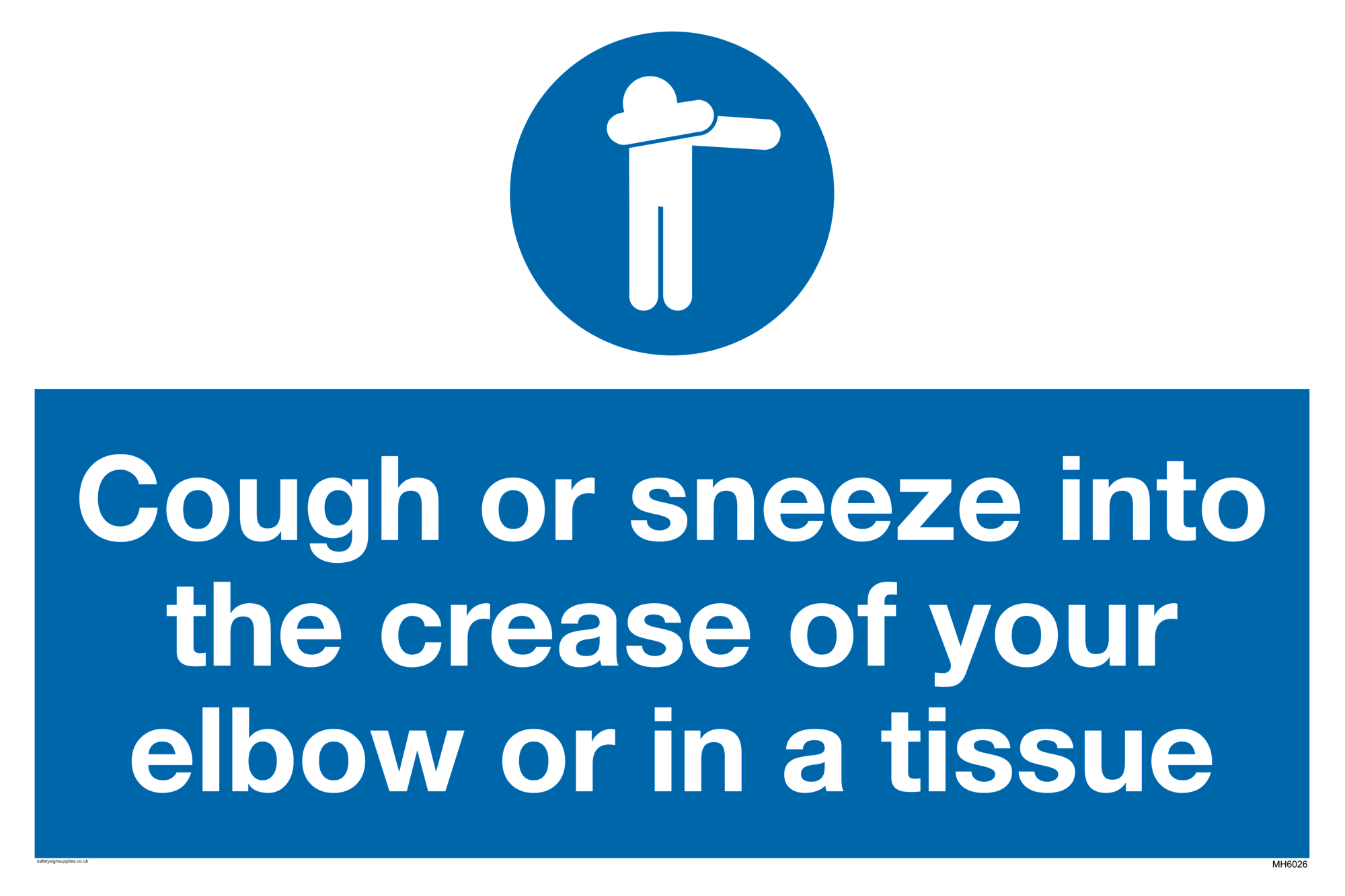 Cough or sneeze into the crease of your elbow or in a tissue from ...