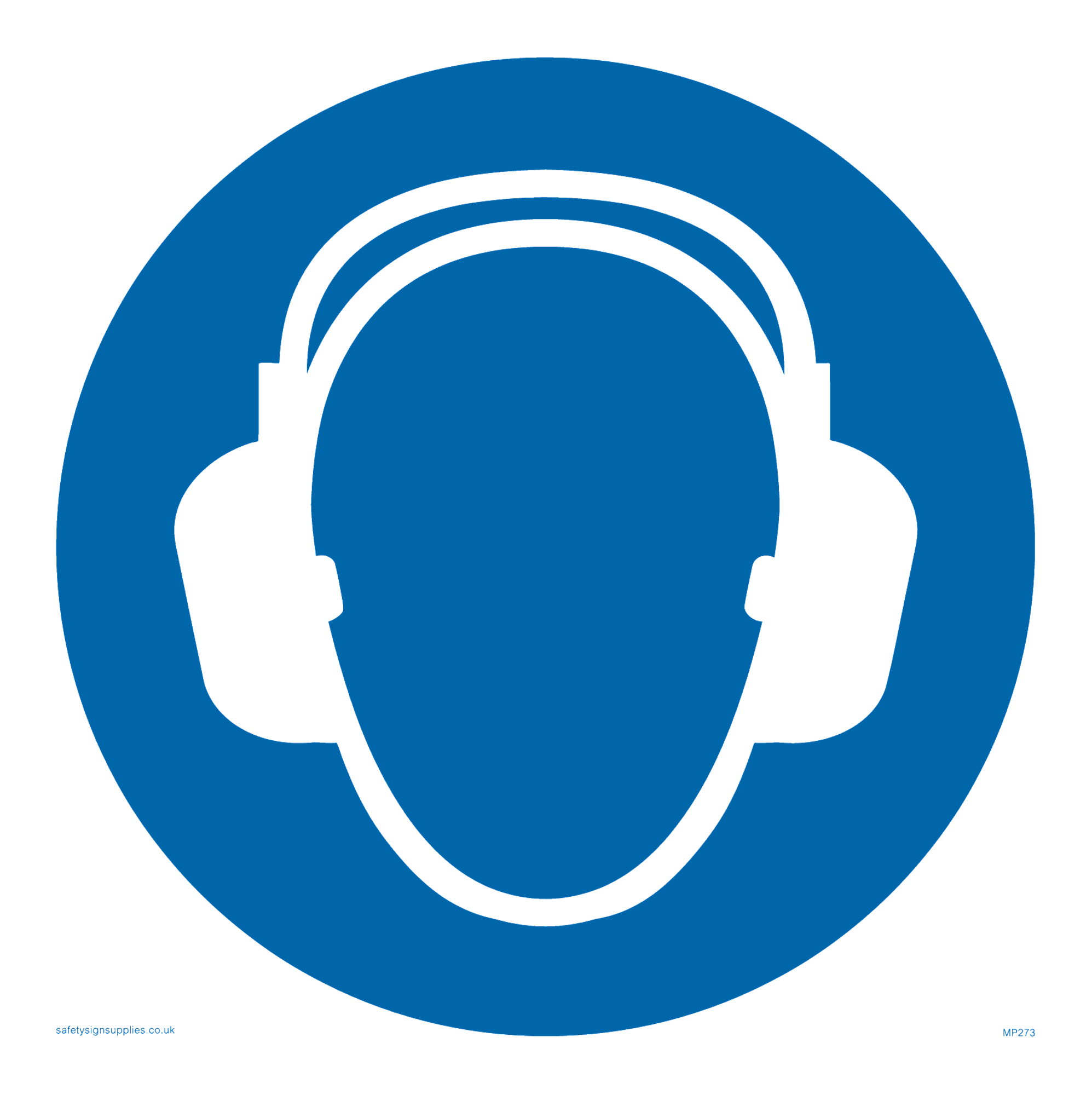ear protection symbol only from Safety Sign Supplies