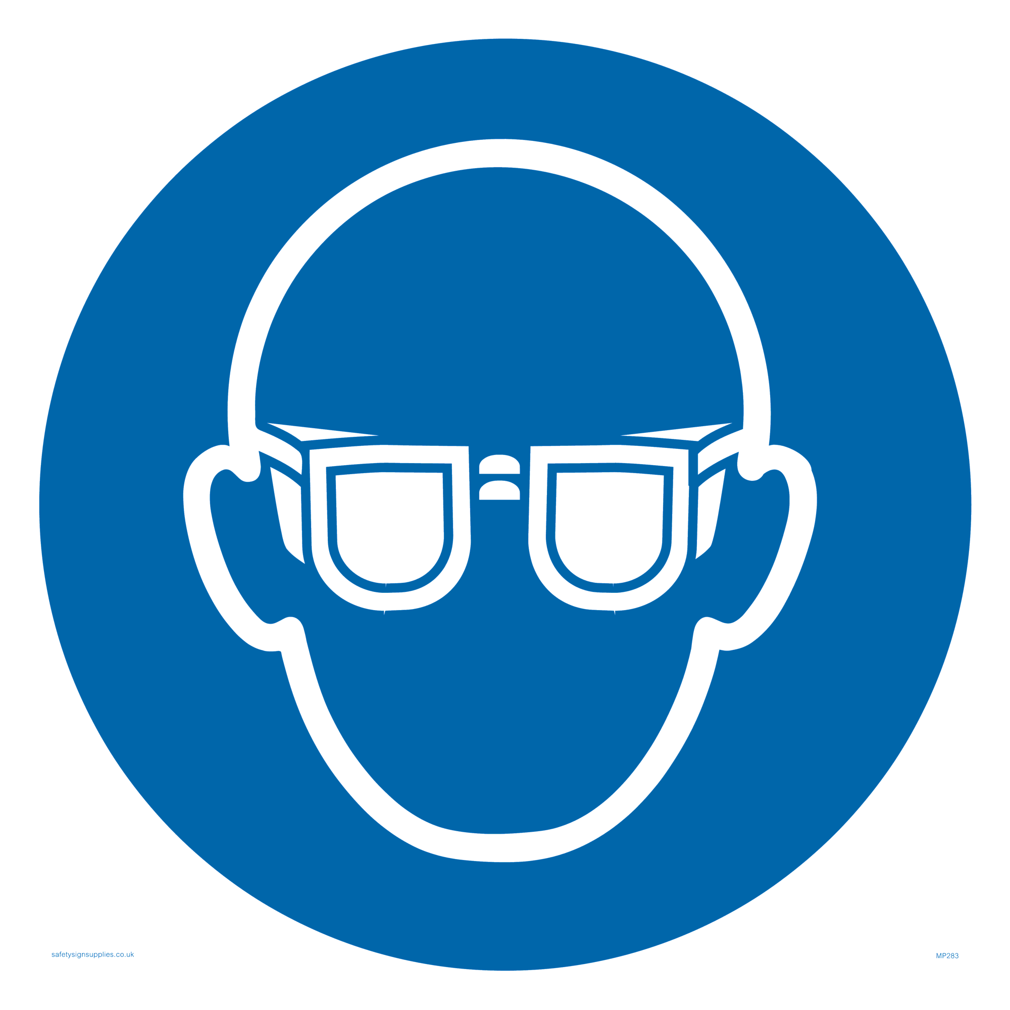 eye protection symbol only from Safety Sign Supplies