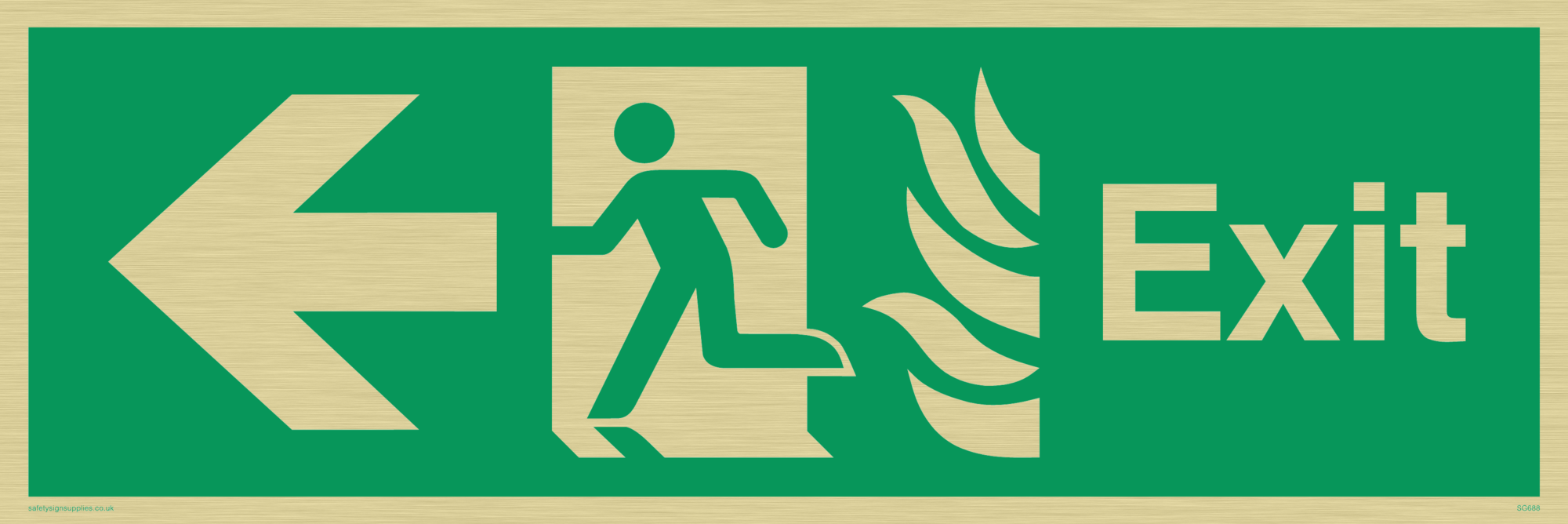exit - safety sign from Safety Sign Supplies