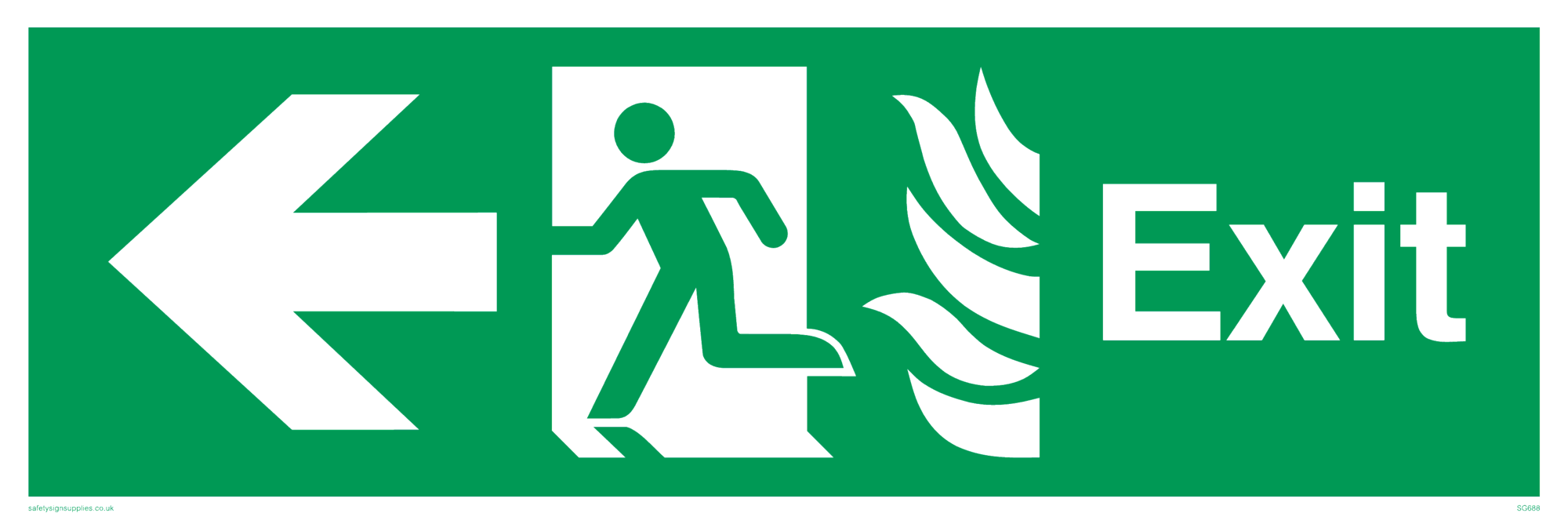 exit - safety sign from Safety Sign Supplies