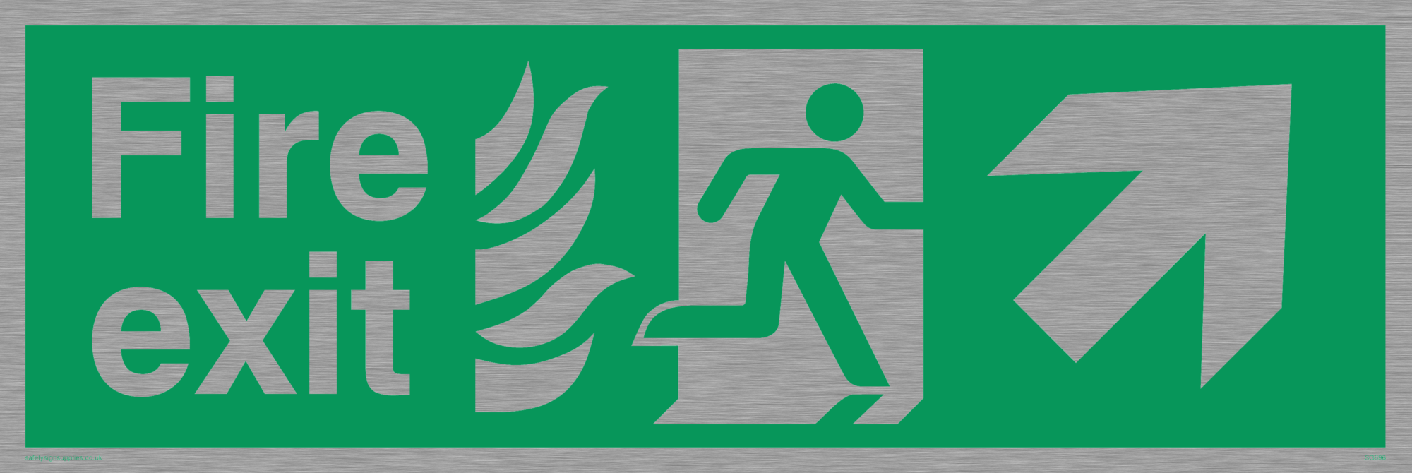 fire exit - safety sign from Safety Sign Supplies