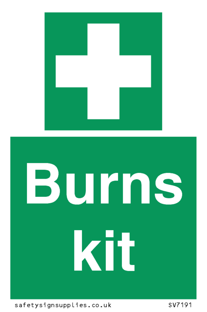 Burns kit from Safety Sign Supplies