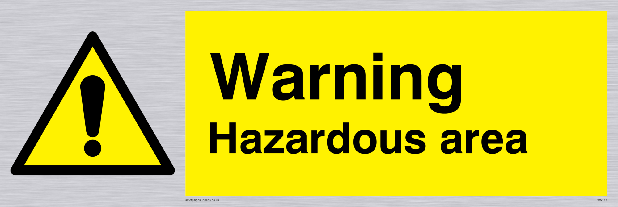 hazardous area from Safety Sign Supplies