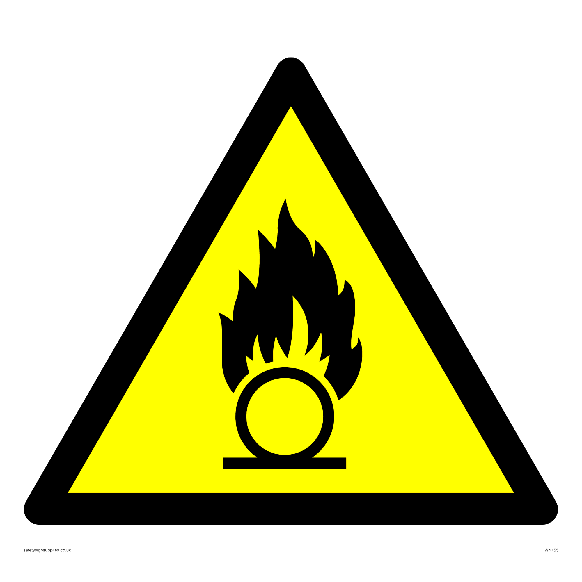 Oxidising Warning Symbol Only From Safety Sign Supplies oxidising-warning-symbol-only-from-safety-sign-supplies