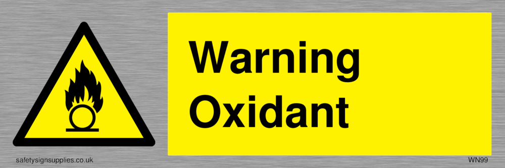 oxidant from Safety Sign Supplies
