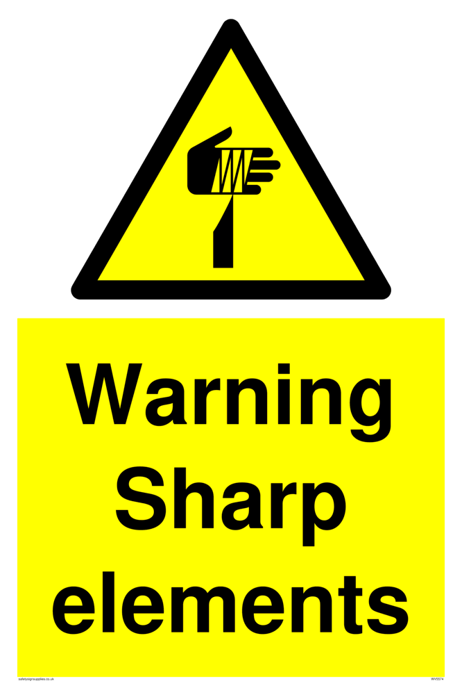 Warning Sharp elements - WV5574