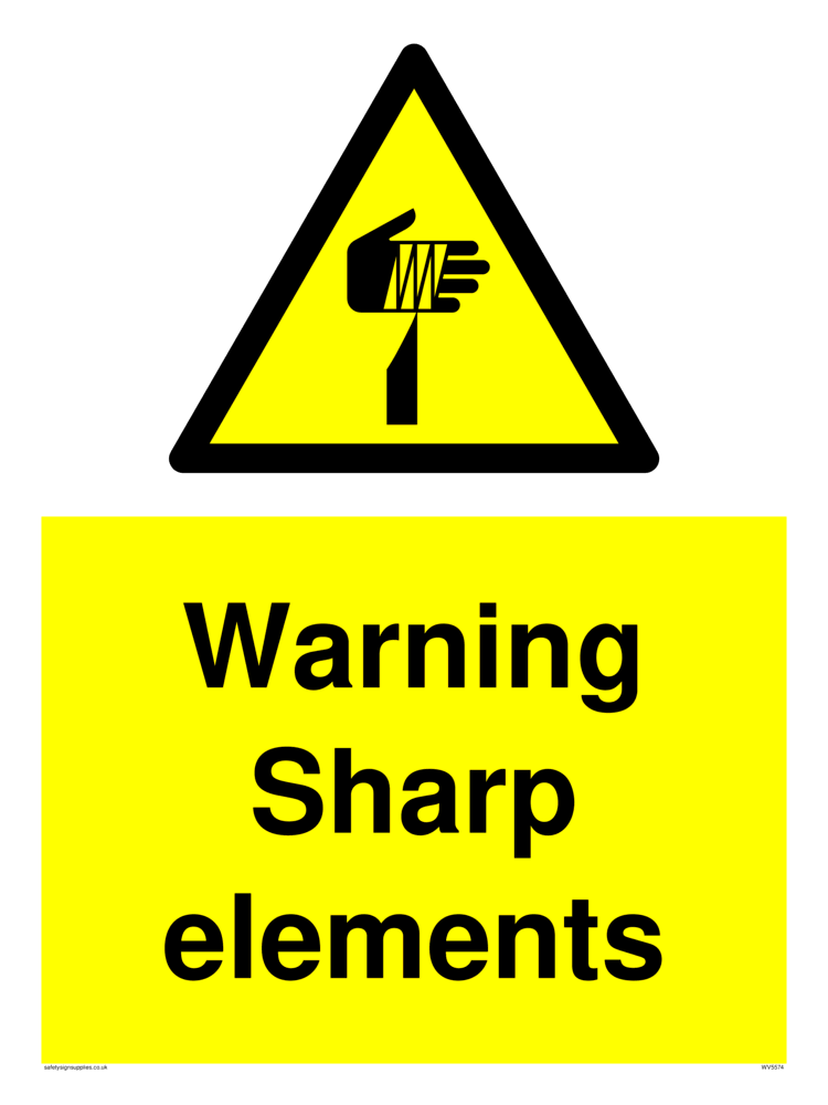 Warning Sharp elements - WV5574