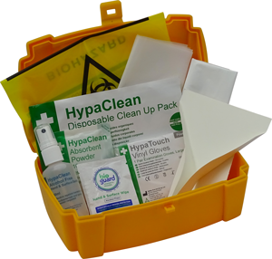 Body Fluid Disposal Kit from Safety Sign Supplies