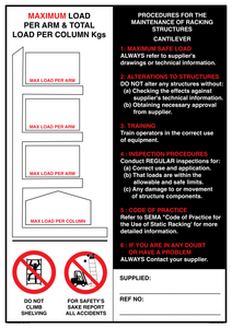 CANTILEVER RACKING STRUCTURES from Safety Sign Supplies