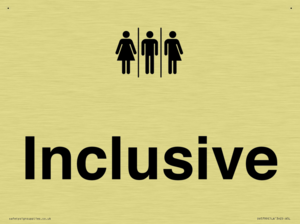 Gender Neutral Inclusive Toilet from Safety Sign Supplies