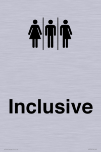 Gender Neutral Inclusive Toilet from Safety Sign Supplies
