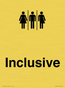 Gender Neutral Inclusive Toilet from Safety Sign Supplies