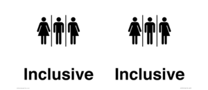 Gender Neutral Inclusive Toilet from Safety Sign Supplies
