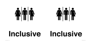 Gender Neutral Inclusive Toilet from Safety Sign Supplies