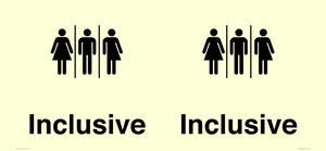 Gender Neutral Inclusive Toilet from Safety Sign Supplies