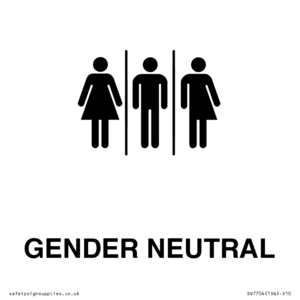 Female, Male and Non-gender specific from Safety Sign Supplies