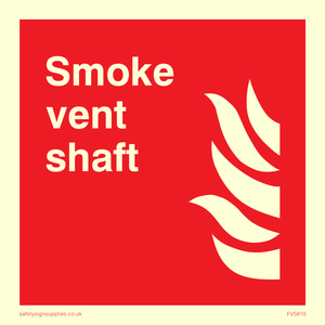 Smoke Vent shaft from Safety Sign Supplies