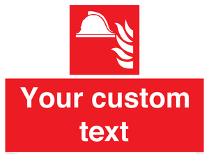 Custom Location of firefighting equipment from Safety Sign Supplies