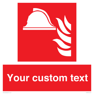 Custom Location of firefighting equipment from Safety Sign Supplies