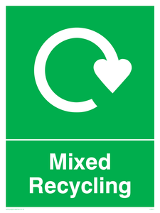 Mixed recycling from Safety Sign Supplies