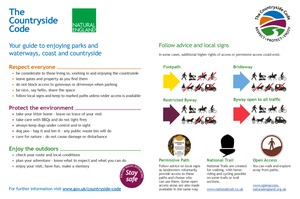 Countryside poster and follow advice and local signs poster from Safety ...