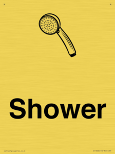 Dementia Shower sign from Safety Sign Supplies