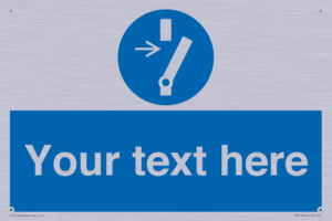 Custom Disconnect Sign from Safety Sign Supplies