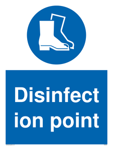 Disinfection point from Safety Sign Supplies
