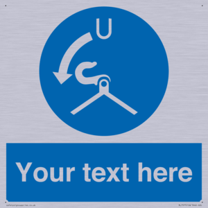 Custom release falls in launch sequence from Safety Sign Supplies