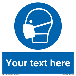 Custom Face Mask Sign from Safety Sign Supplies