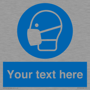 Custom Face Mask Sign from Safety Sign Supplies