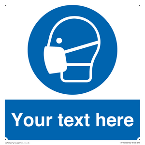 Custom Face Mask Sign from Safety Sign Supplies