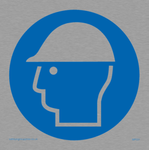 hard hat symbol only from Safety Sign Supplies