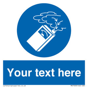 Custom use gas detector from Safety Sign Supplies