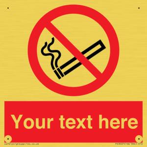 Custom no smoking sign - PS3007