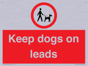 Keep dogs on leads from Safety Sign Supplies