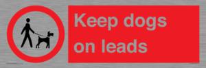 Keep dogs on leads from Safety Sign Supplies