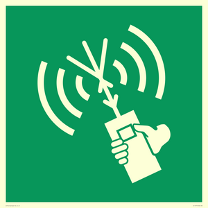 E051 safe condition 2way VHF radio from Safety Sign Supplies