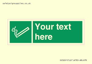 Custom E-Cigarettes/Vaping Permited Sign from Safety Sign Supplies